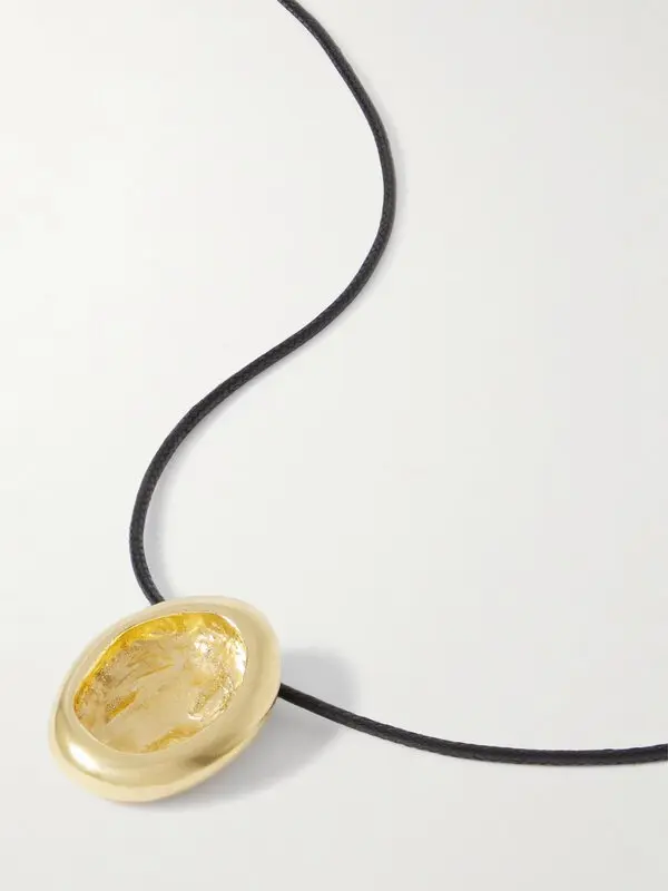 YSSO Plated Pendant Necklace - Gold