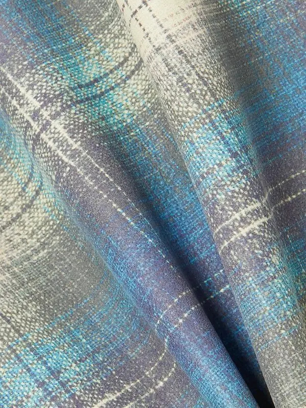 Bottega Veneta Cropped Checked Leather Shirt