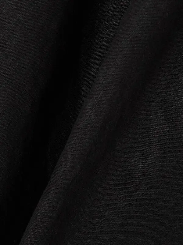 JAMES PERSE Asymmetric Linen Skirt - Black
