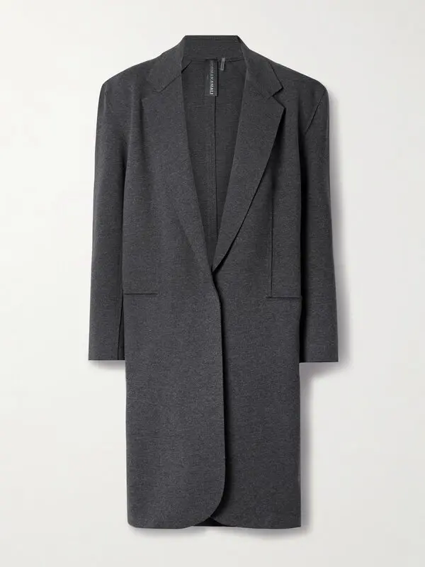Norma Kamali Oversized Cotton-blend Blazer