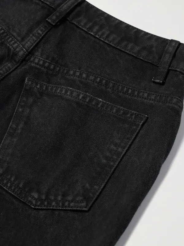 Khaite Abigail Cropped High-rise Straight-leg Jeans
