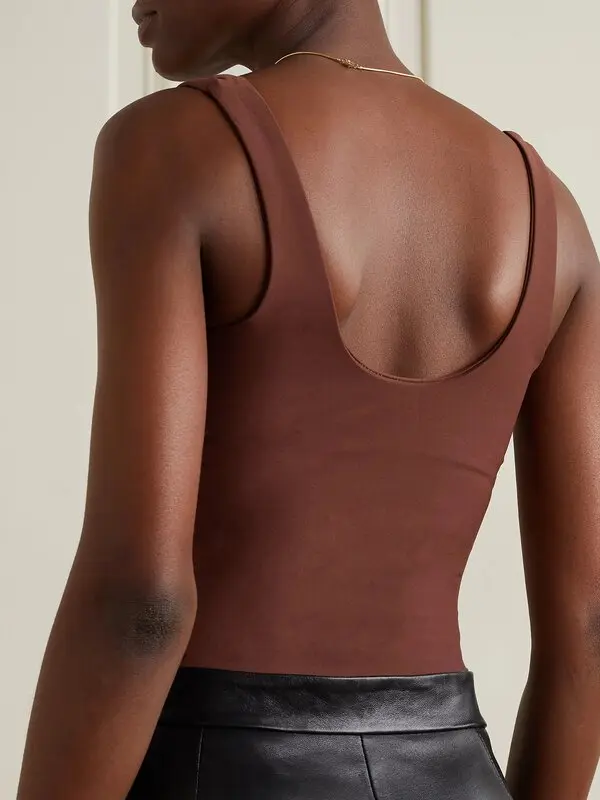 ALIX NYC Mott Stretch-jersey Bodysuit - Brown