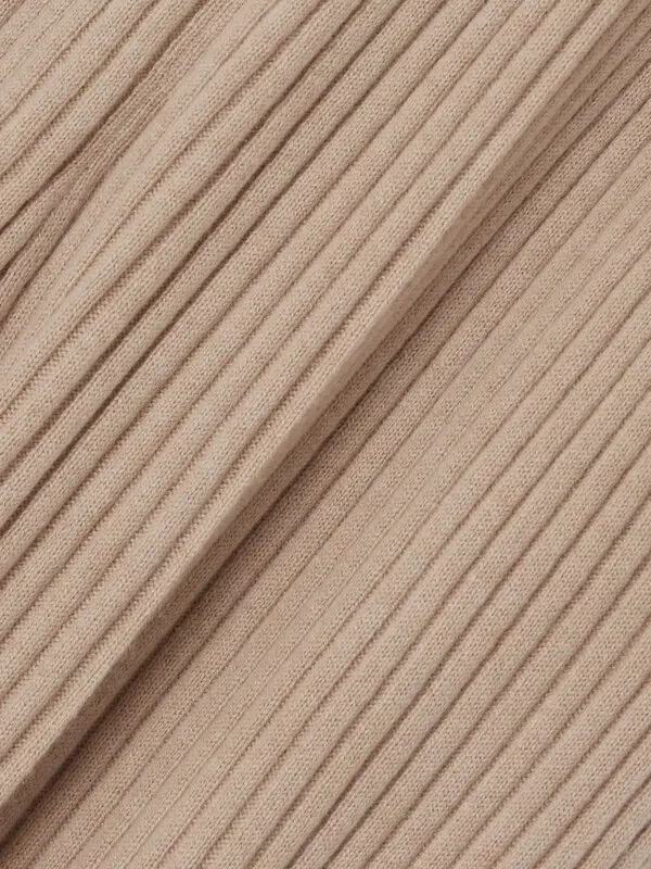 Loro Piana Ribbed Cashmere Tapered Pants