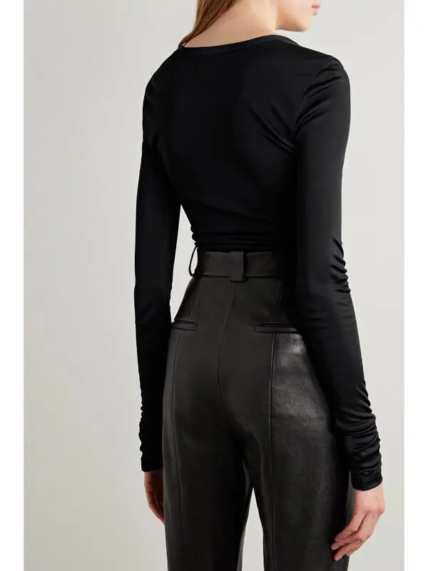 Khaite Janelle Stretch-jersey Bodysuit