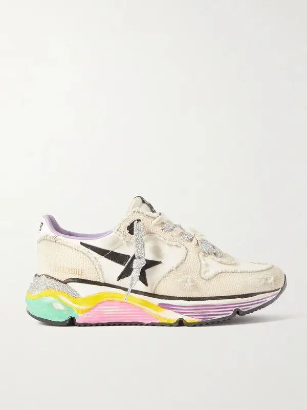 GOLDEN GOOSE Running Sole Distressed Sneakers