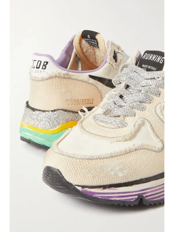 GOLDEN GOOSE Running Sole Distressed Sneakers