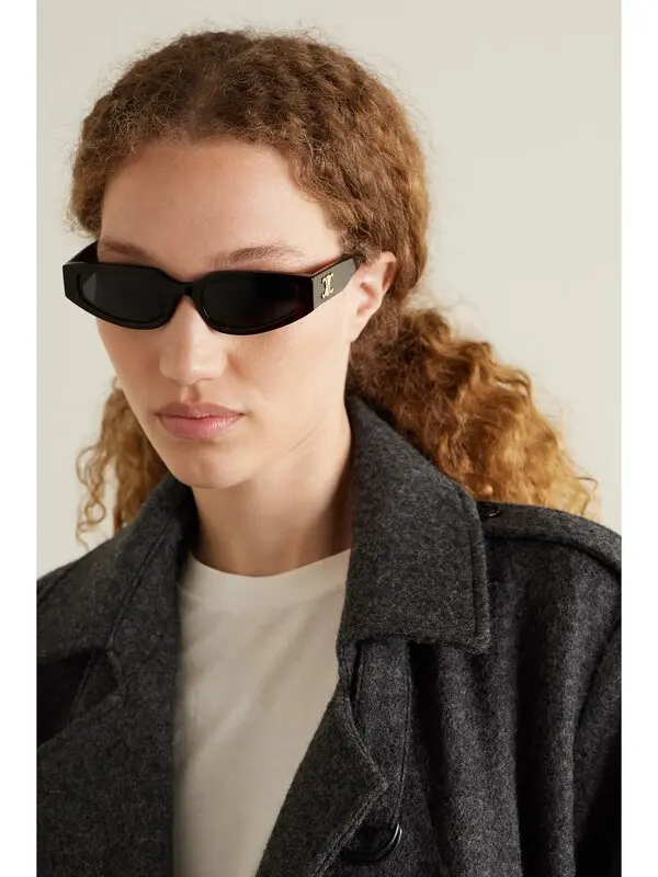 Celine Triomphe Cat-eye Acetate Sunglasses - Brown