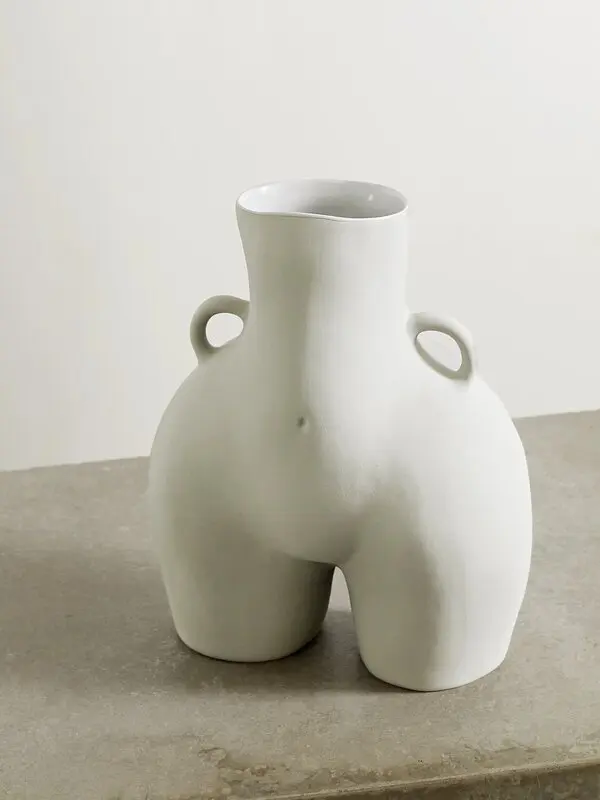 Anissa Kermiche Love Handles Ceramic Vase - Gray