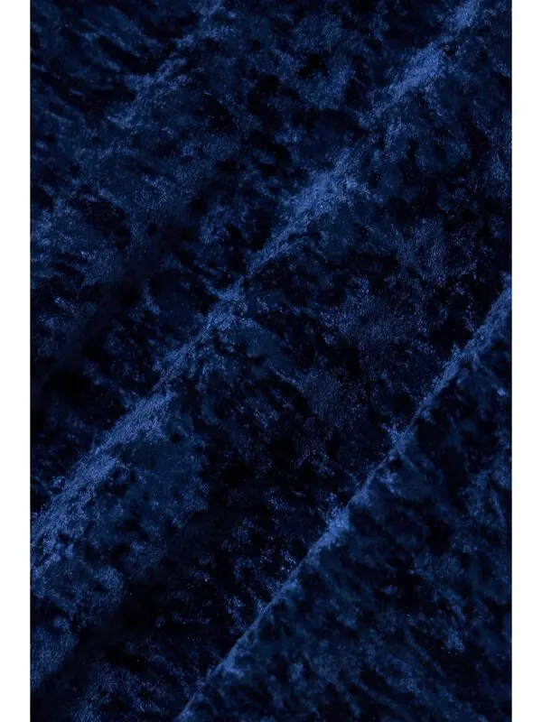 FRAME Crushed Velvet Long-sleeve Top