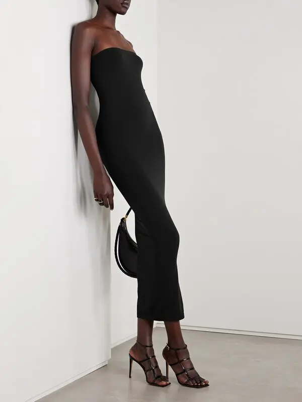 Wolford Fatal Strapless Stretch-jersey Maxi Dress