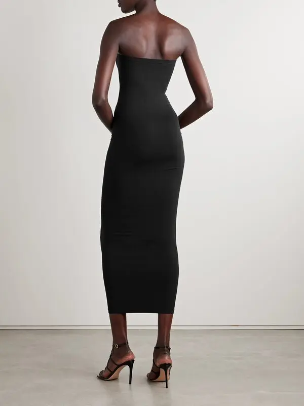 Wolford Fatal Strapless Stretch-jersey Maxi Dress
