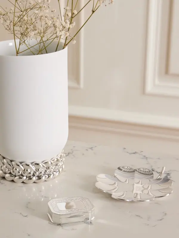 Christofle Bonbonnière -plated Trinket Box