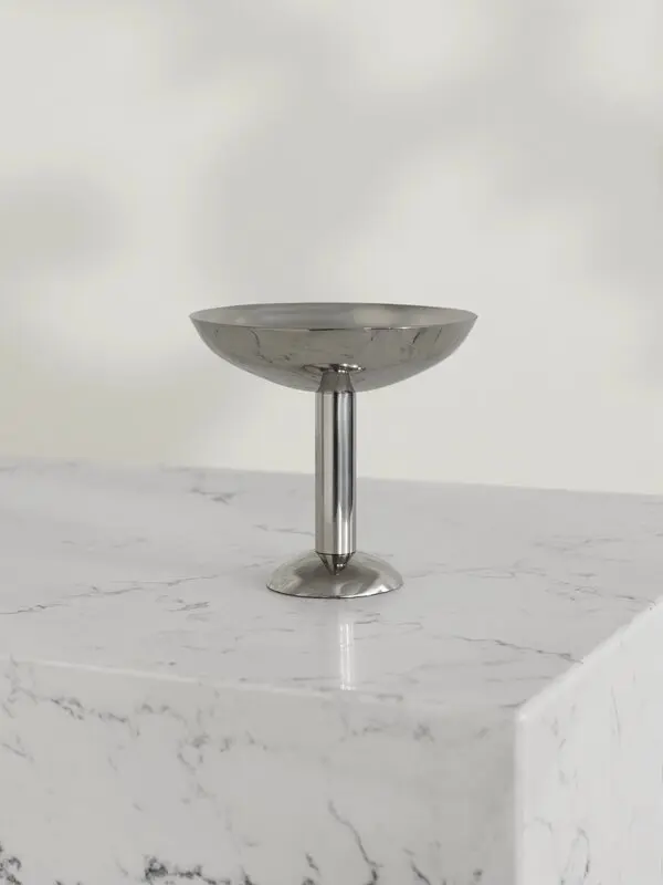 LOUISE ROE Polished Stainless Steel Champagne Coupe - Silver