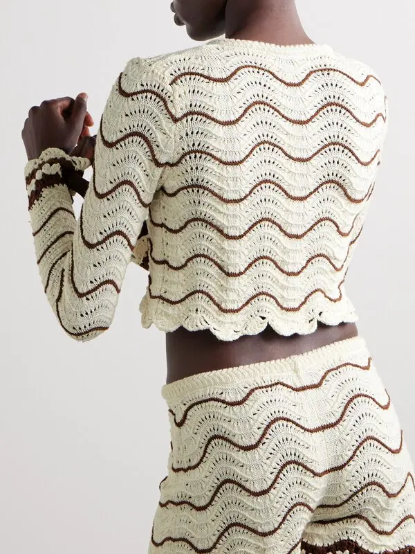 Cara Cara Louise Striped Knitted Cardigan