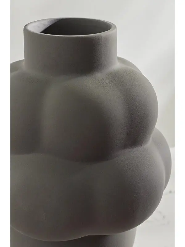 LOUISE ROE 04 Balloon Ceramic Vase - Gray