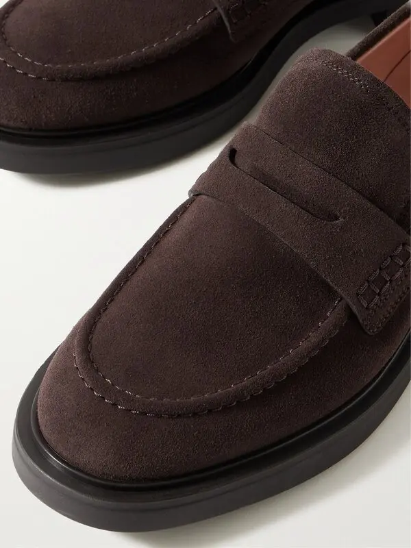 GIANVITO ROSSI Suede Loafers
