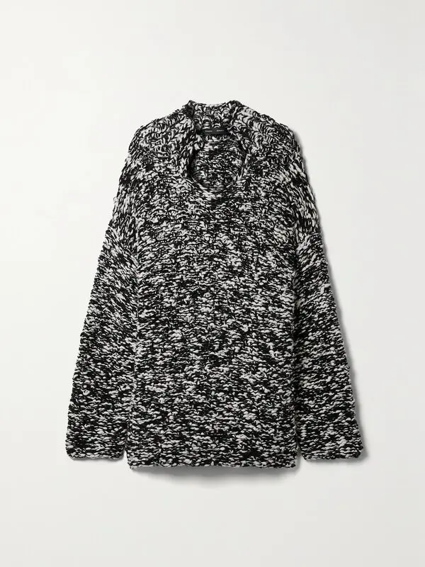 Proenza Schouler Oversized Wool Sweater - Black