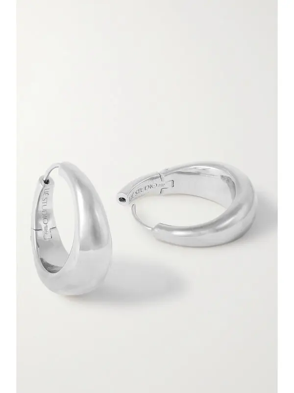 LIÉ STUDIO The Andrea Sculptural Hoop Earrings