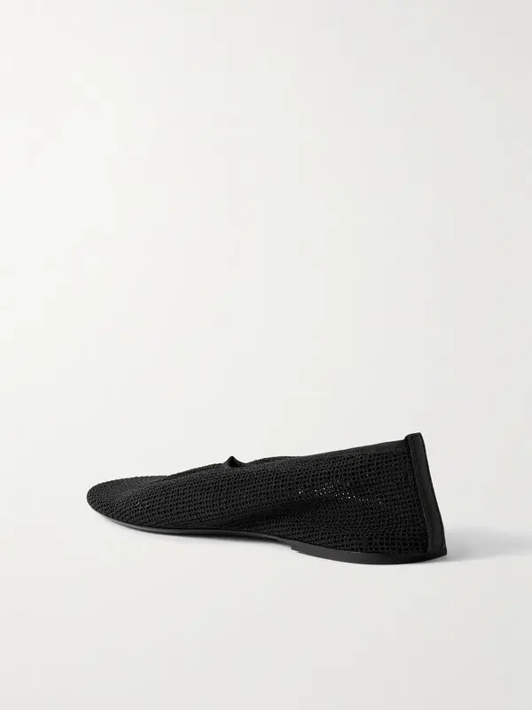 Khaite Maiden Crocheted Flats