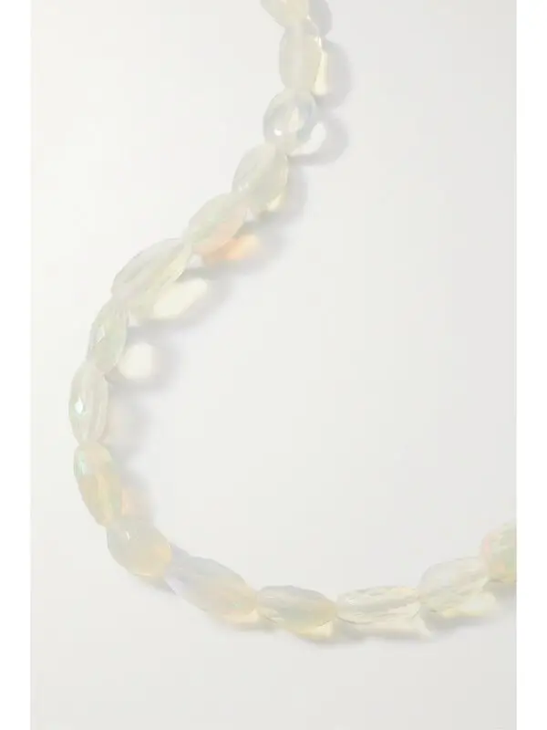 Fry Powers 18-karat Gold Opal Necklace