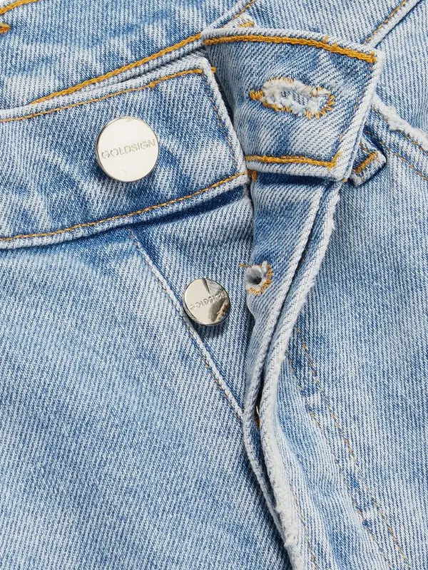 GOLDSIGN The Benefit High-rise Straight-leg Jeans