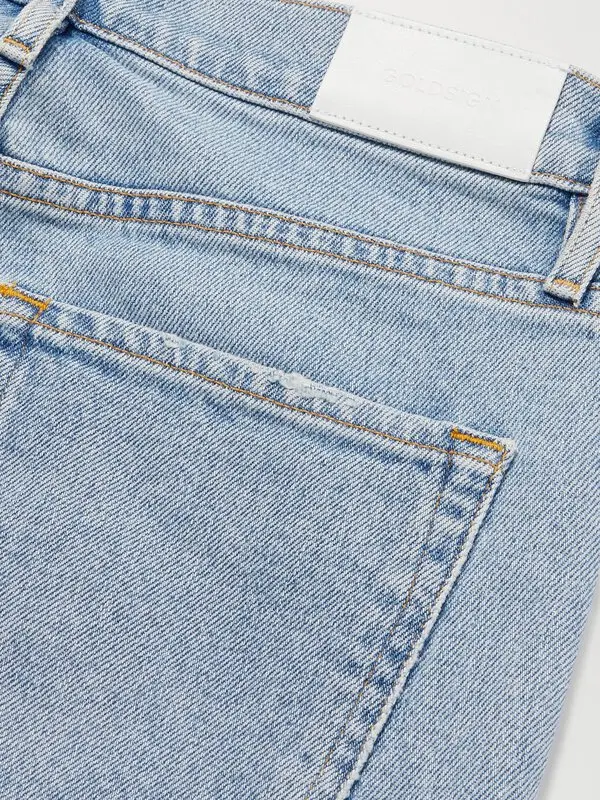 GOLDSIGN The Benefit High-rise Straight-leg Jeans