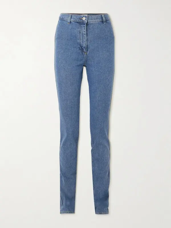 Magda Butrym High-rise Straight-leg Jeans - Blue