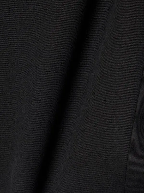 THE ROW Bapri Cropped Cotton-blend Straight-leg Trousers