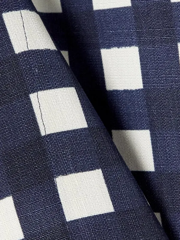 Jacquemus Cropped Checked Canvas Top