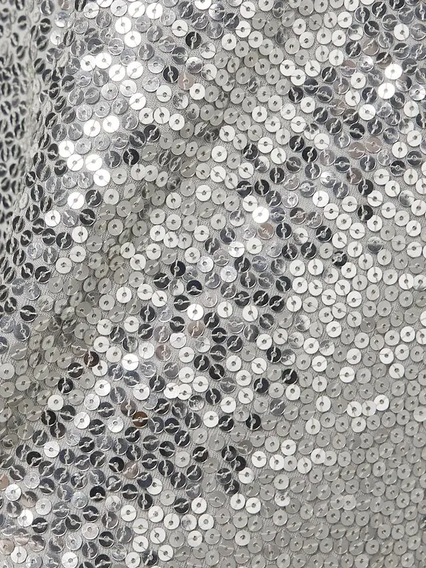 Michael Kors Sequined Long Sleeve Gown