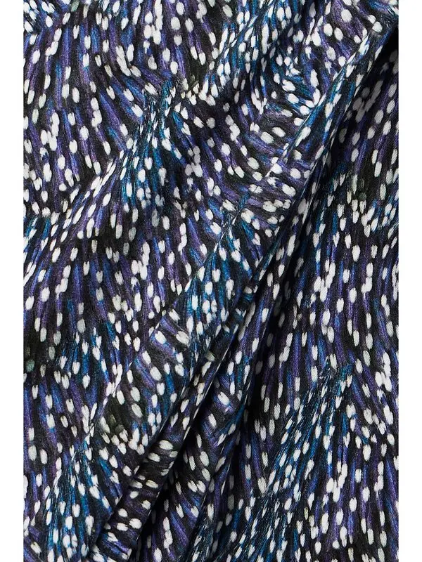 MARANT ETOILE Jeldia Printed Stretch-jersey Midi Skirt