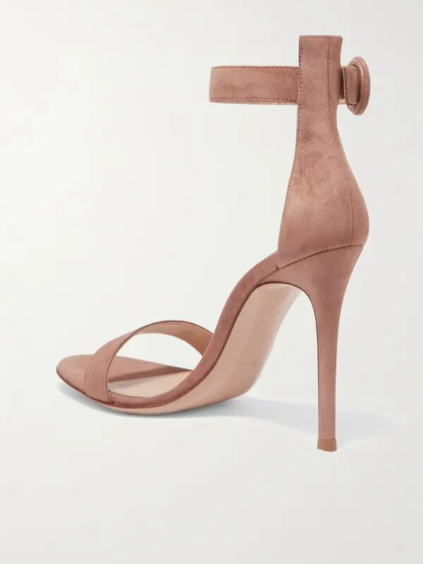 GIANVITO ROSSI Portofino 105 Suede Sandals