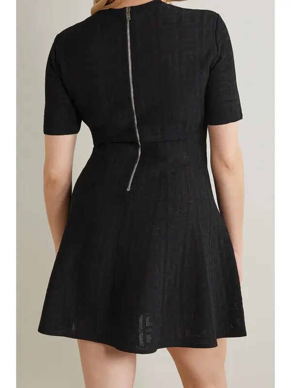 Givenchy 4g Logo Jacquard-knit Mini Dress