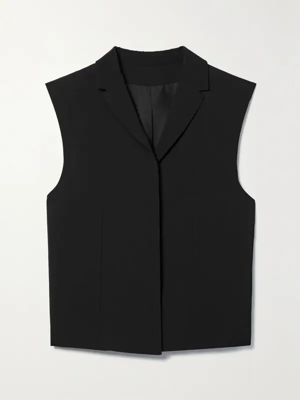 THE ROW Vestina Crepe Vest