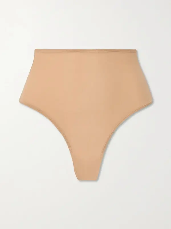 SKIMS Fits Everybody High Waisted Thong - Neutrals