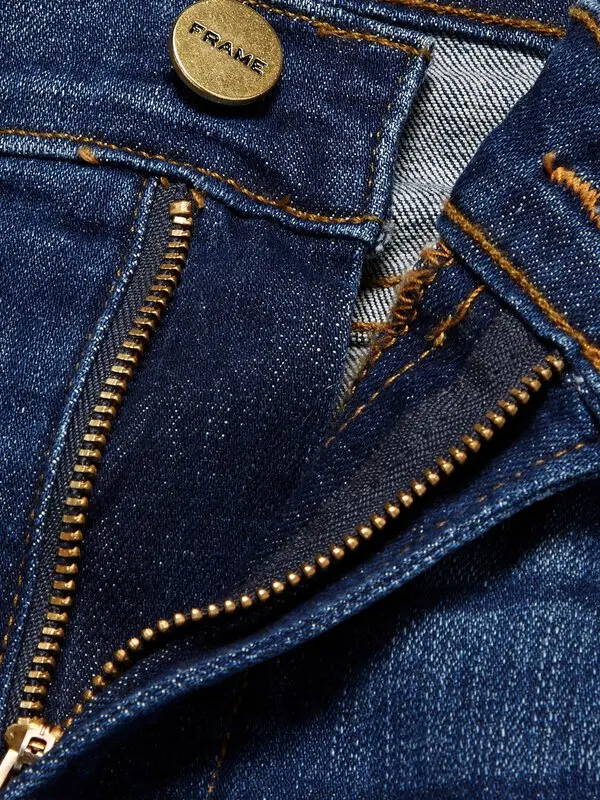 FRAME Le High Cropped Straight-leg Jeans