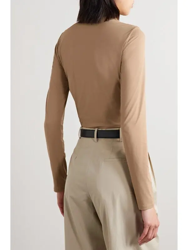 THE ROW Rudd Stretch-jersey Top