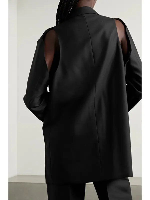 THE ROW Cowal Cutout Wool And Mohair-blend Blazer