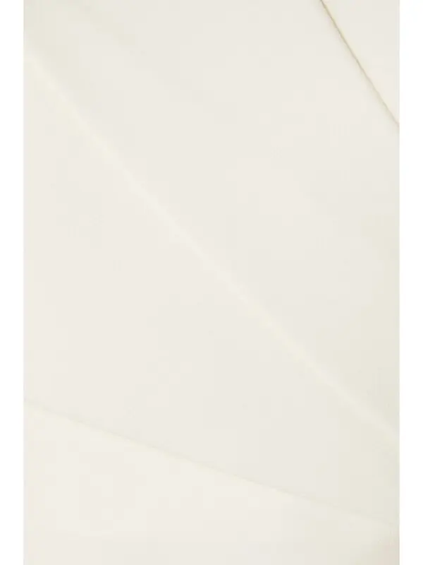 Safiyaa Flora Cape-effect Crepe Midi Dress