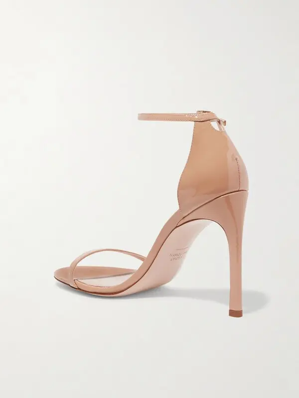 STUART WEITZMAN Nudist Song Patent-leather Sandals