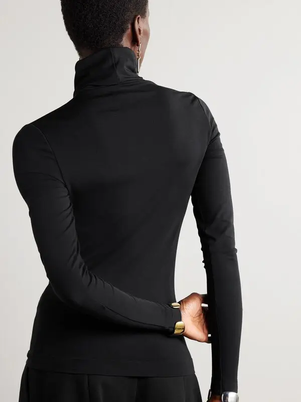 Wolford Aurora Modal-blend Jersey Turtleneck Top