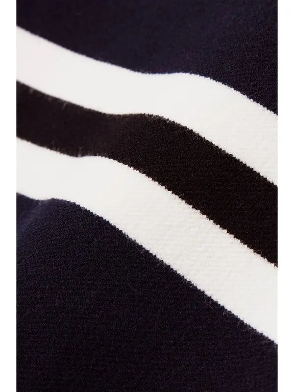 Fusalp Judith Striped Knitted Turtleneck Sweater