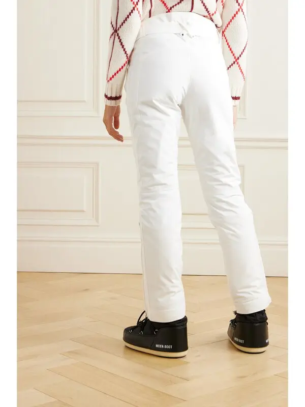 Bogner Fraenzi Belted Slim-leg Ski Pants - Neutrals