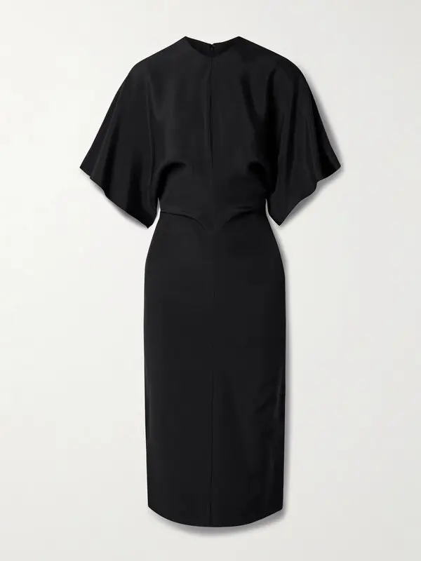 FFORME Ekani Silk Midi Dress - Black