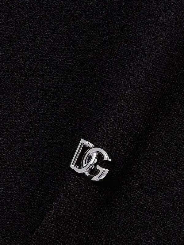 Dolce & Gabbana Appliquéd Jersey Polo Shirt