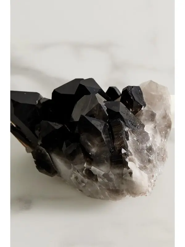 JIA JIA HOME Net Sustain Smoky Quartz Crystal Cluster
