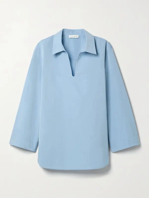 Lafayette 148 New York Cotton-sateen Top