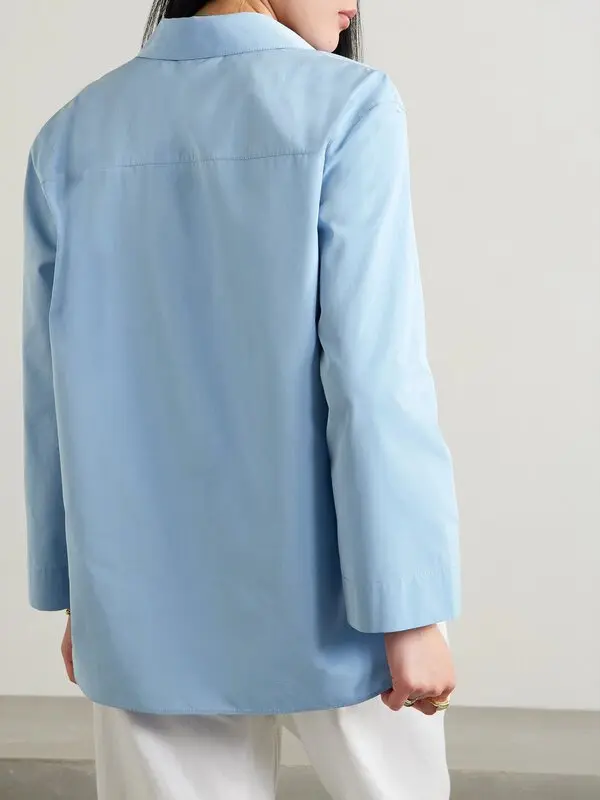 Lafayette 148 New York Cotton-sateen Top