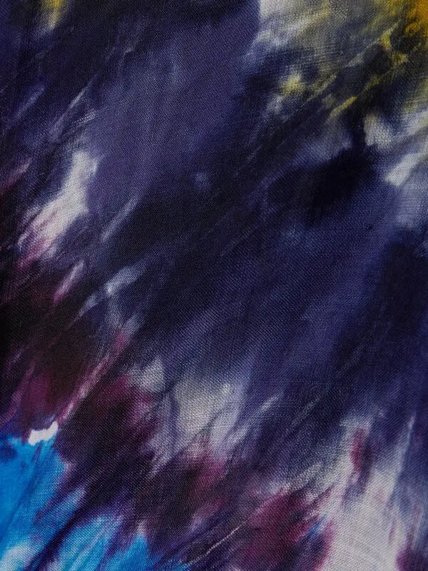 Gabriela Hearst Nicola Tie-dye Cashmere Blouse