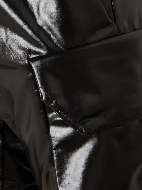 Rick Owens Mastodon Coated Cotton-blend Tapered Cargo Pants
